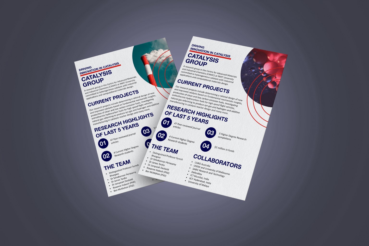 Created scientific flyers for research groups | Kriti Sharma's digital ...